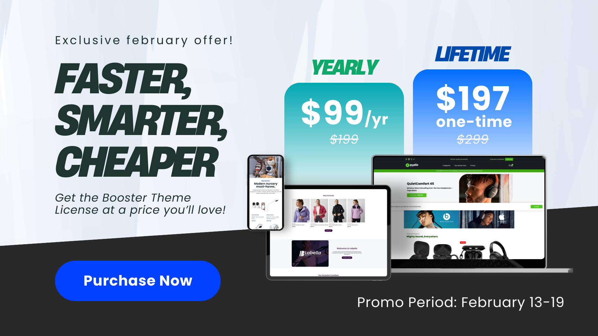 Booster Theme - Pricing of the most Premium Shopify Theme